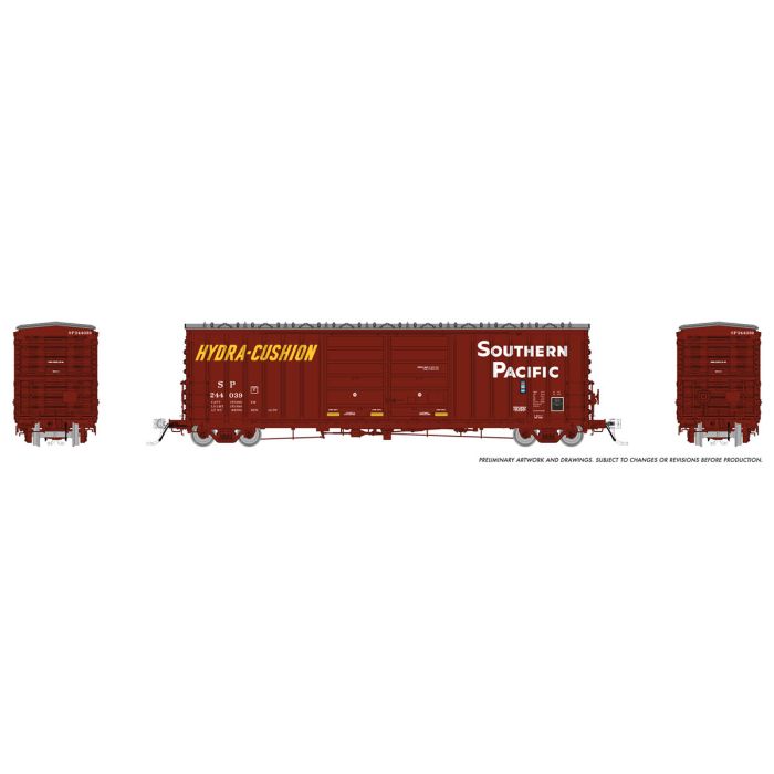 Rapido 170005A-3 H.O. PCF B70 Boxcar: Southern Pacific: Single Car #24 ...