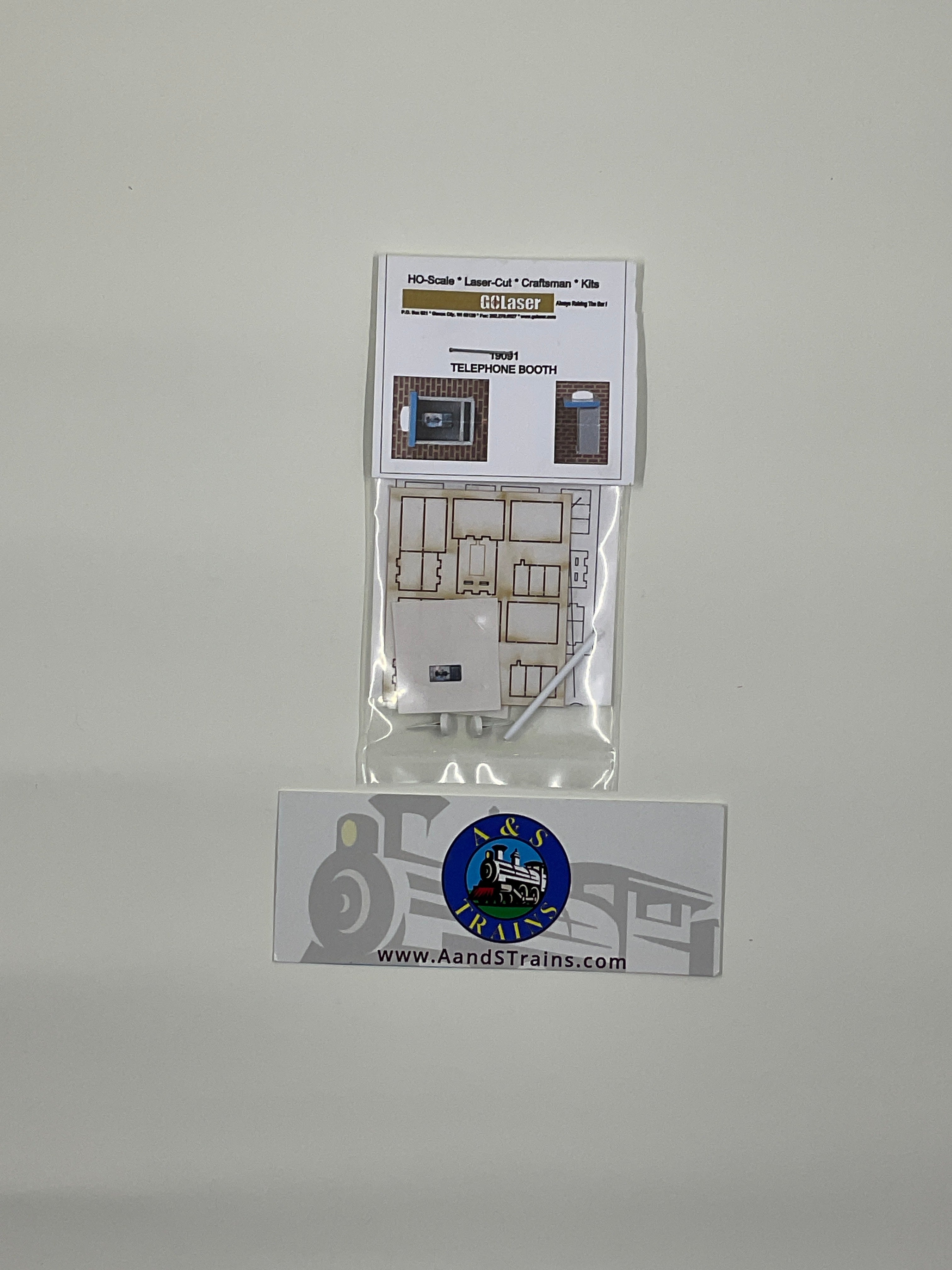 GC Laser H.O. Scale 19091 Telephone Booth Straight Sides 2-Pack – A&S ...