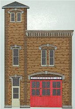 GC Laser H.O. Scale 19024 Firehouse #3 Backdrop Flat – A&S Trains