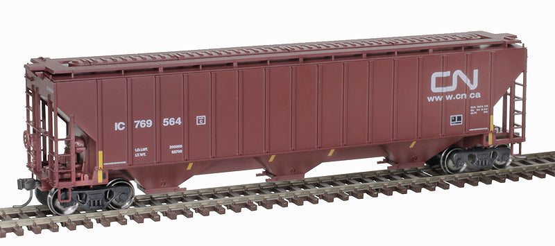 Atlas H.O. Scale 20 006 655 Canadian National (IC) Thrall 4750 Covered ...
