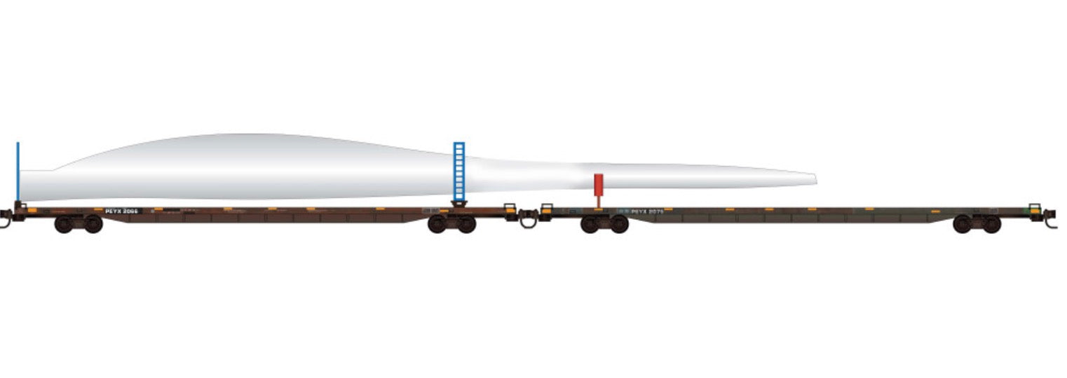 MicroTrains N-Scale 983 02 284 - Flatcar, 89 Foot, TOFC - Transportati ...