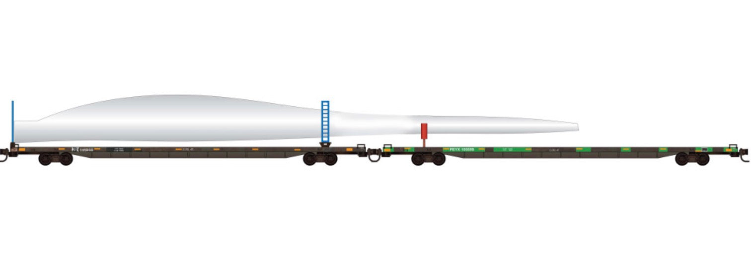 MicroTrains N-Scale 983 02 285 - Flatcar, 89 Foot, TOFC - Transportati ...