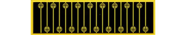 Tichy N Scale #2620 EARLY CROSSING WARNING SIGN - 2620 – A&S Trains