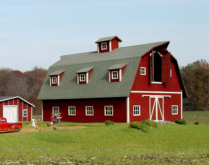 Laser Kit American Model Builder HO-Scale 119 Country Barn – A&S Trains