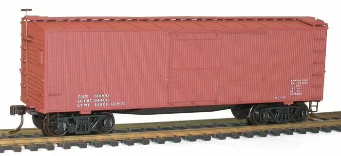 Accurail 1397 36' Double-Sheathed Wood Boxcar w/Steel Roof, Ends, Fish ...