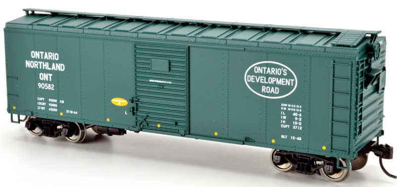 Bowser HO Scale 40ft Box Car Ontario Northland 90582 – A&S Trains