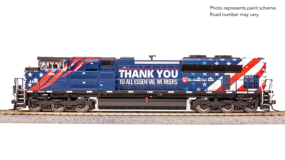 Broadway Limited H.O. Scale 8703 EMD SD70ACe, MRL 4404, Essential Work ...