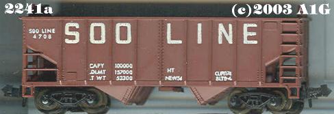 Atlas N-Scale Gravel Hopper SOO Line No. 4706 (2241) – A&S Trains