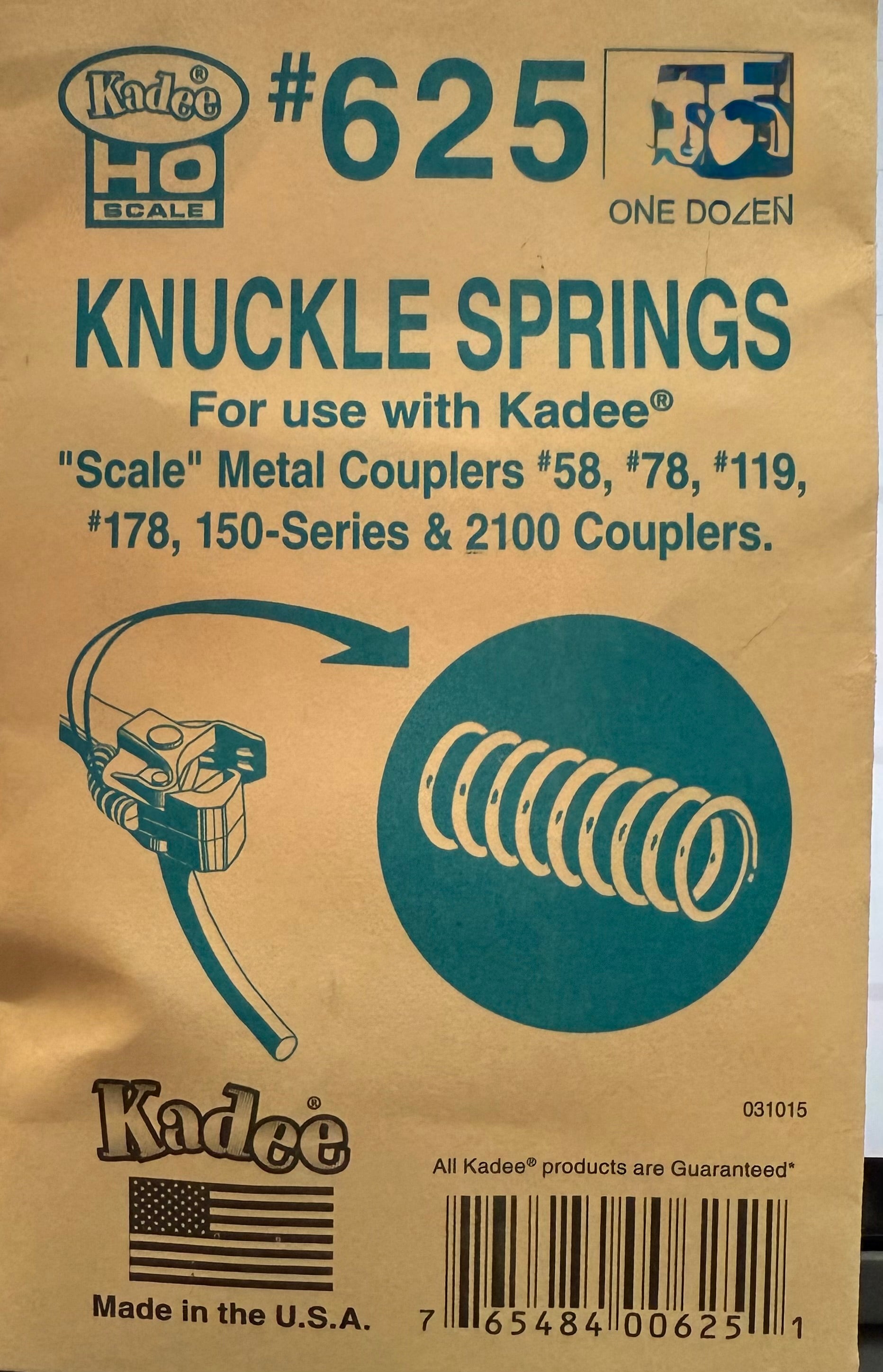 Kadee H.O. Scale 625 Knuckle Springs – A&S Trains