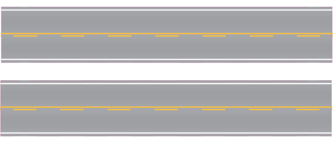 CMR Products N Scale 325 3031 Easy Streets - single passing aged aspha ...