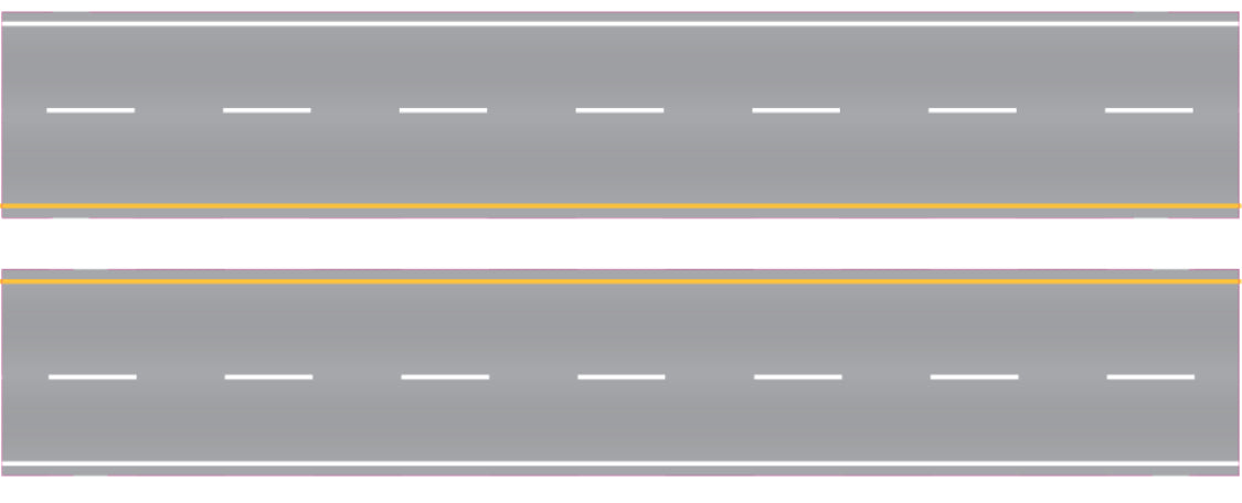 CMR Products N Scale Easy Streets - Straight interstate aged asphalt 3 ...