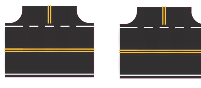 CMR Products N Scale Easy Streets - 3 way intersection fresh asphalt 3 ...