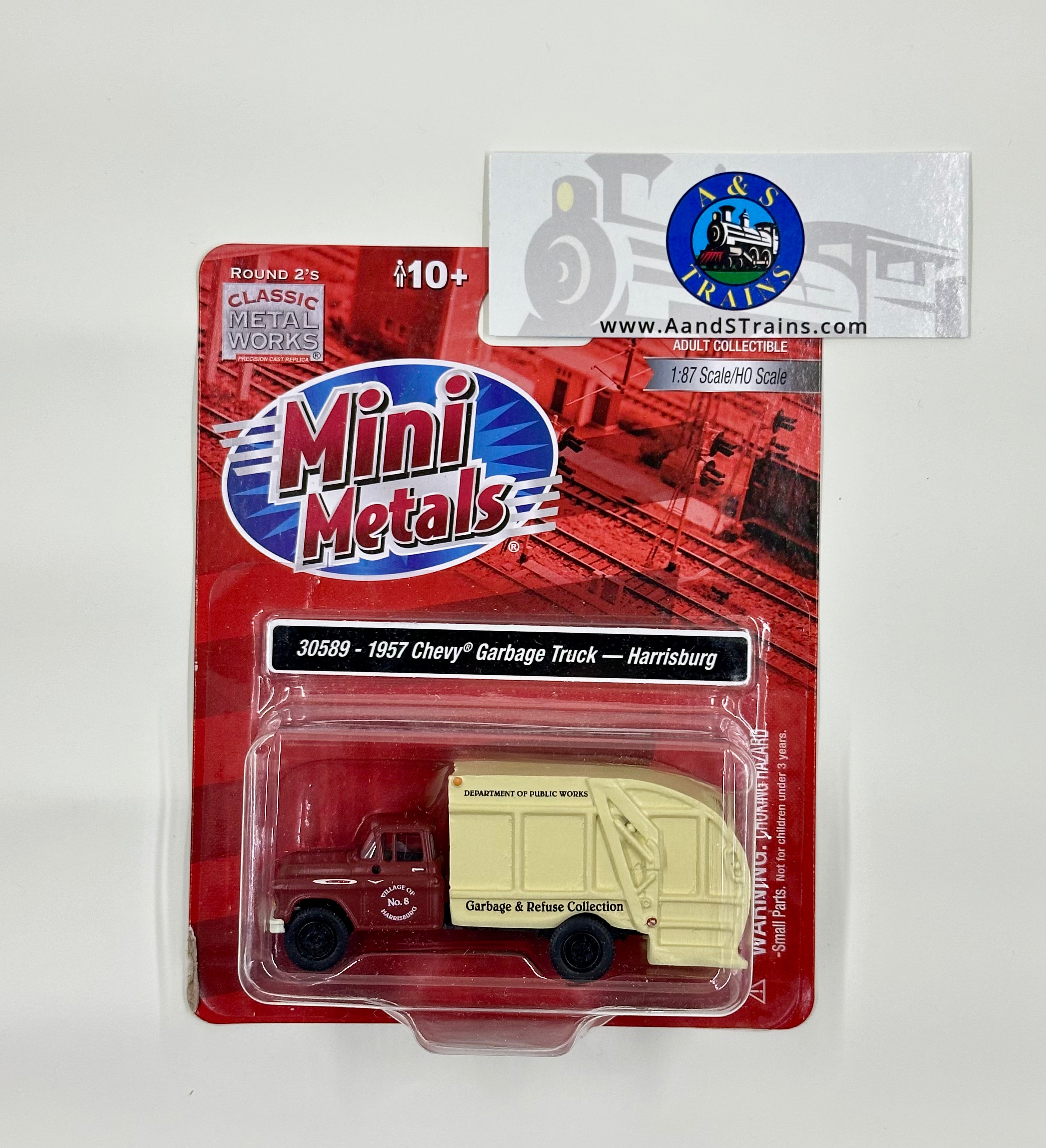 Mini Metals HO Scale 30589 1957 Chevy Garbage Truck - Harrisburg – A&S ...