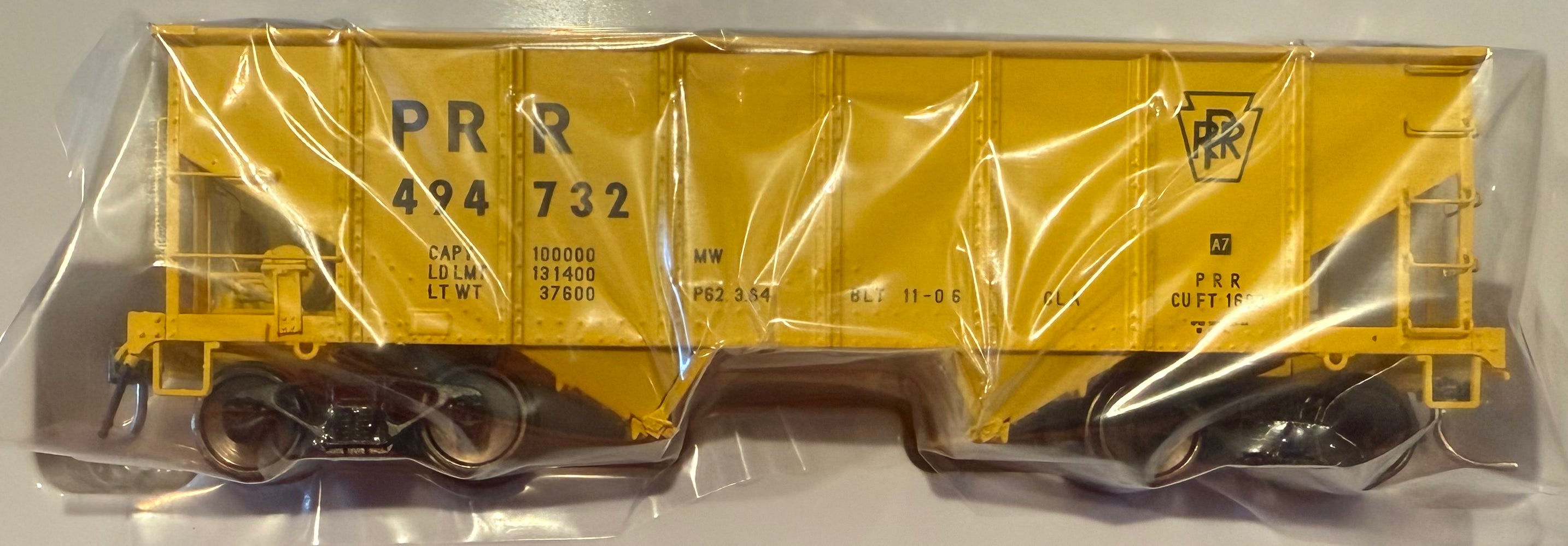 Rapido Trains H.O. PRR GLa HOPPER PRR-Mow #494732 148012A – A&S Trains