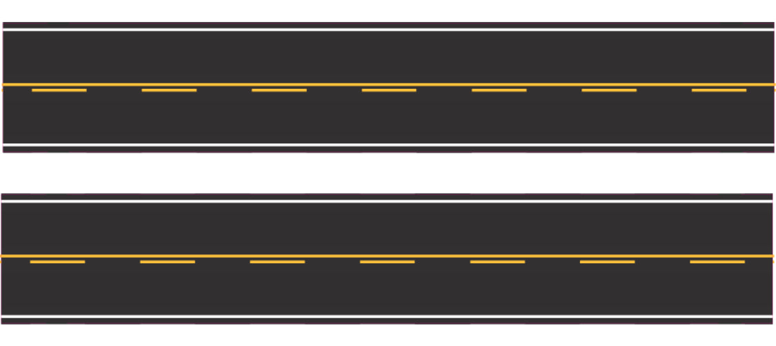 CMR Products N Scale Easy Streets - single passing fresh asphalt 325-2 ...