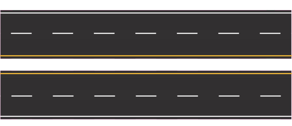 CMR Products N Scale Easy Streets - Straight interstate fresh asphalt ...