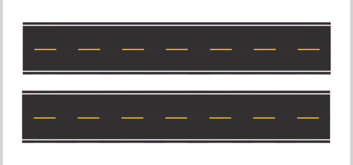 CMR Products N Scale Easy Streets - Straight double passing fresh asph ...