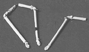 Details Associates H.O. Scale MU 1508 Air Hoses -- MU pkg(16) – A&S Trains