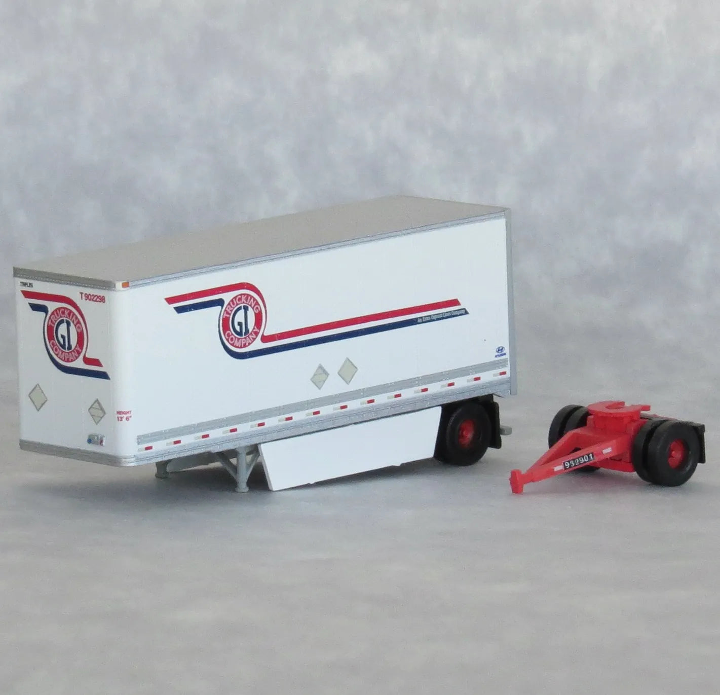 Trainworx N-Scale 28' Pup Trailer GI Trucking 42894-05 – A&S Trains