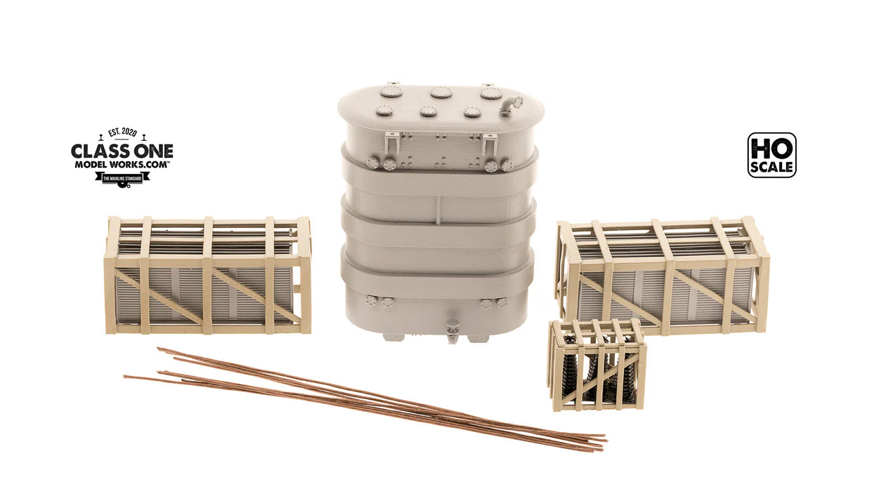 Class One Model Works H.O. Scale Oval Transformer with Cooling Fins ...