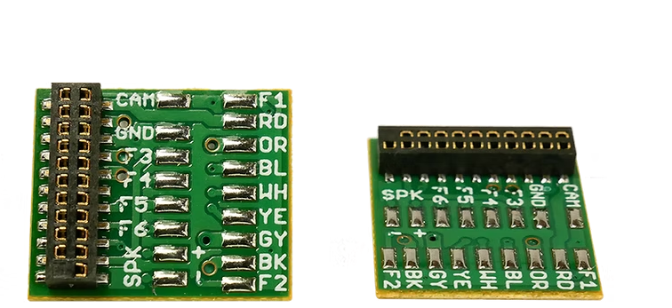 TCS 1491 4-Pin Micro Connector w/ Black and White Wires – A&S Trains