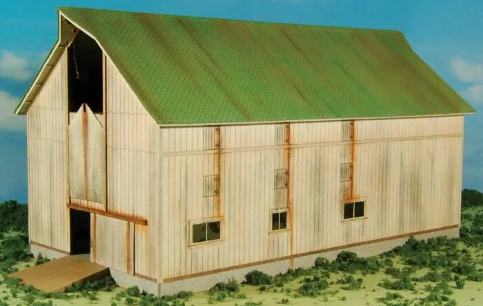 GCLaser H.O. Scale 190823 Barn-2 Elfering Farm Series #7 – A&S Trains
