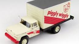 Mini Metals H.O. Scale 30452 '60 Ford Box Truck-Piggly Wiggly – A&S Trains