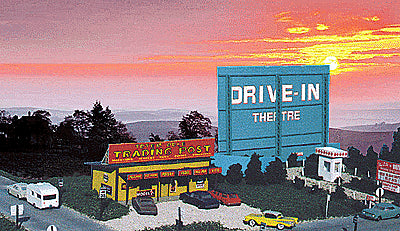 Blair Line H.O. Scale 168 Drive-In Theatre -- Kit – A&S Trains