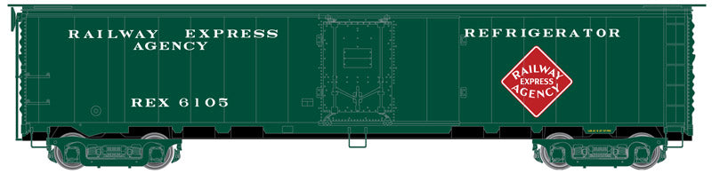 Atlas HO REA Steel Express Reefer REA -REA - Mid 1950s Scheme 2 (Dark ...