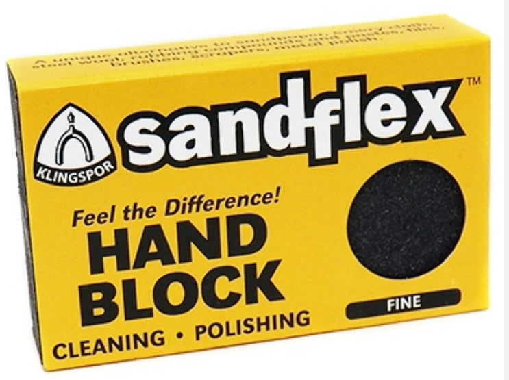 Sandflex 240 Grit Fine, 3x2x3/4" with Sleeve Klingsport Abrasives SF10 ...