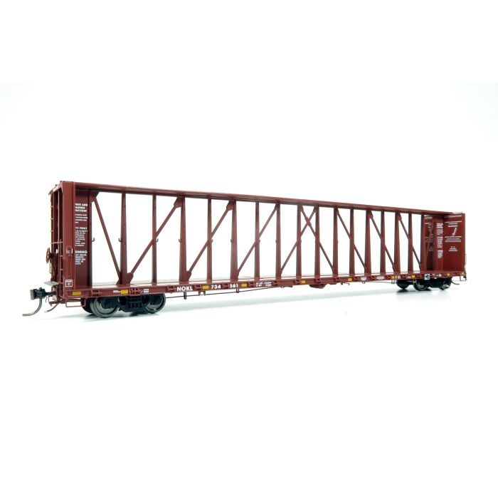 Rapido H.O. Scale 174006-5 NOKL NSC Centerbeam Flatcar 734368 – A&S Trains