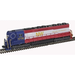 Atlas N-Scale SD45 GOLD NORFOLK & WESTERN #1776 ITEM# 40005593 DCC/Sou ...