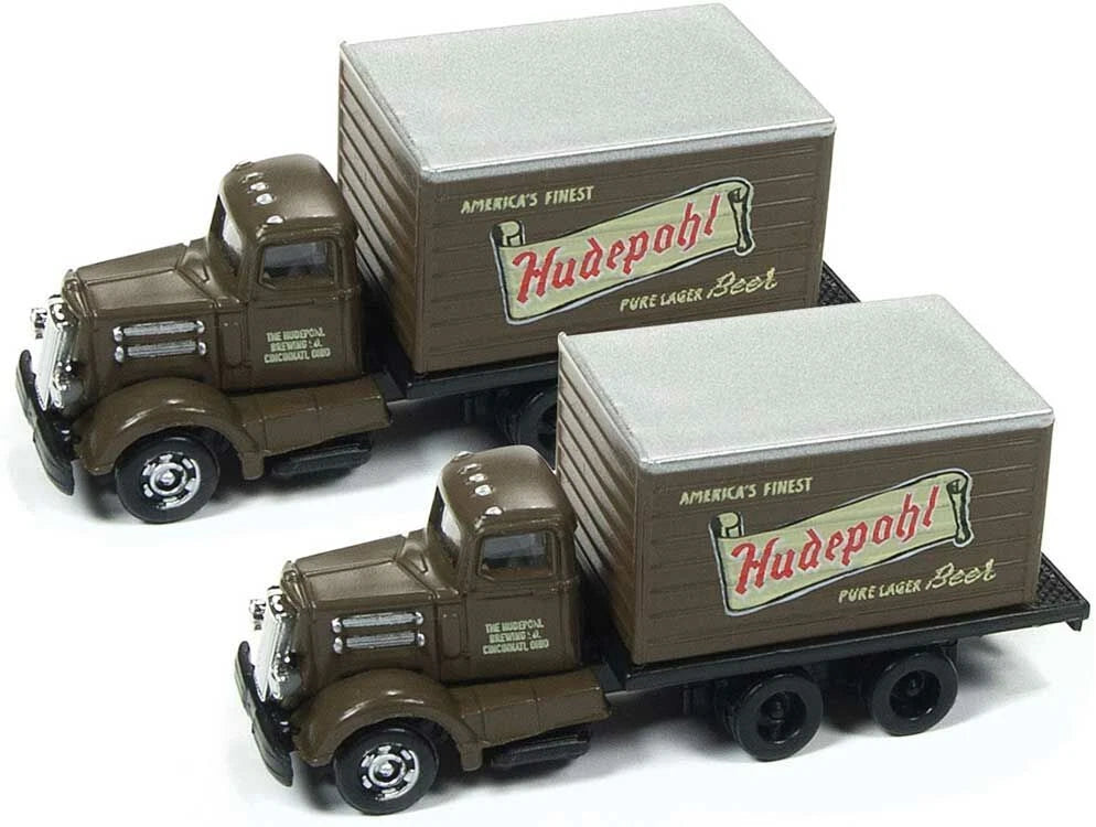 Mini Metals N Scale 50374 White WC 22 Box Truck-Hudepohl Beer – A&S Trains