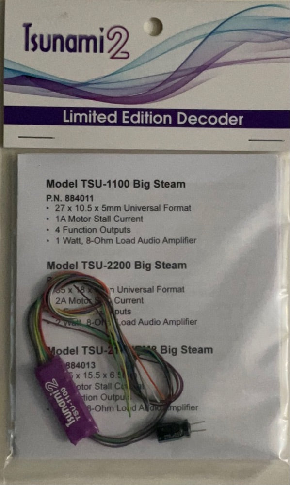 Soundtraxx Tsunami 2 TSU-1100 Big Steam Decoder – A&S Trains