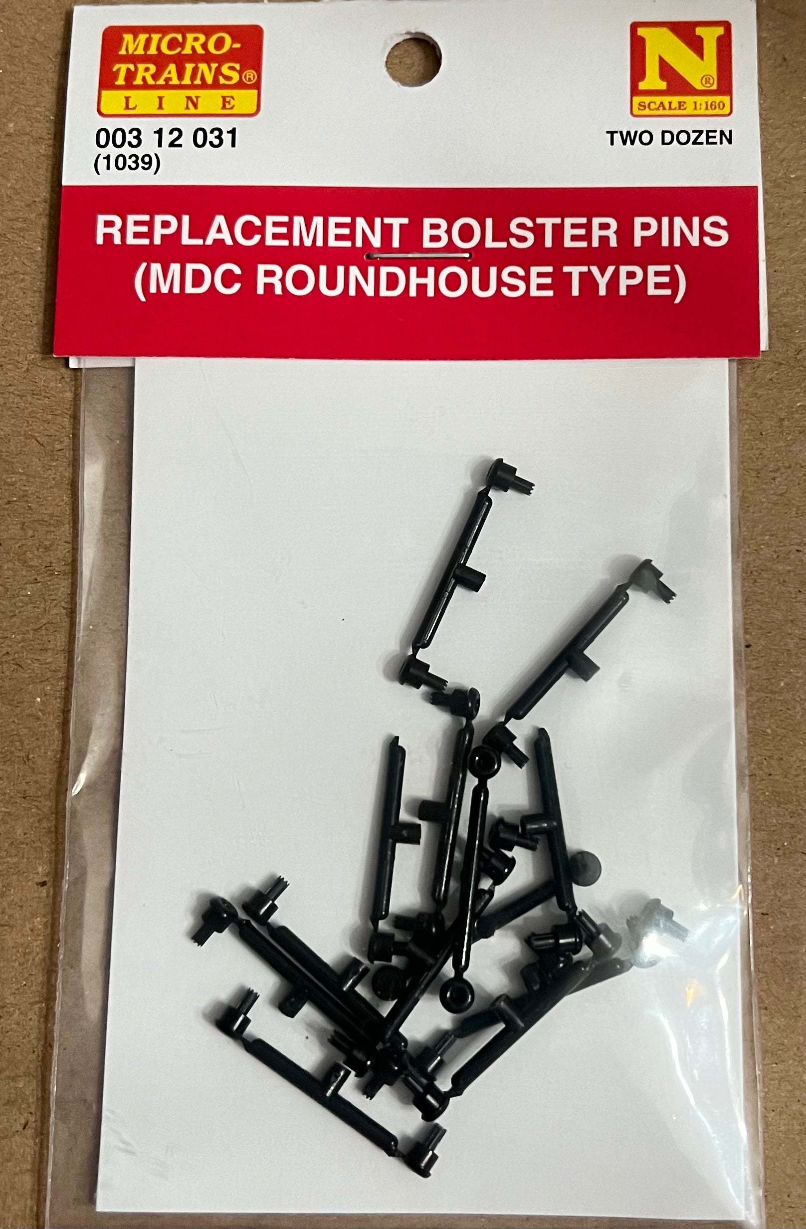 Micro-Trains N Scale Conversion Bolster Pins 003 12 031 (1039) (MDC-ty ...