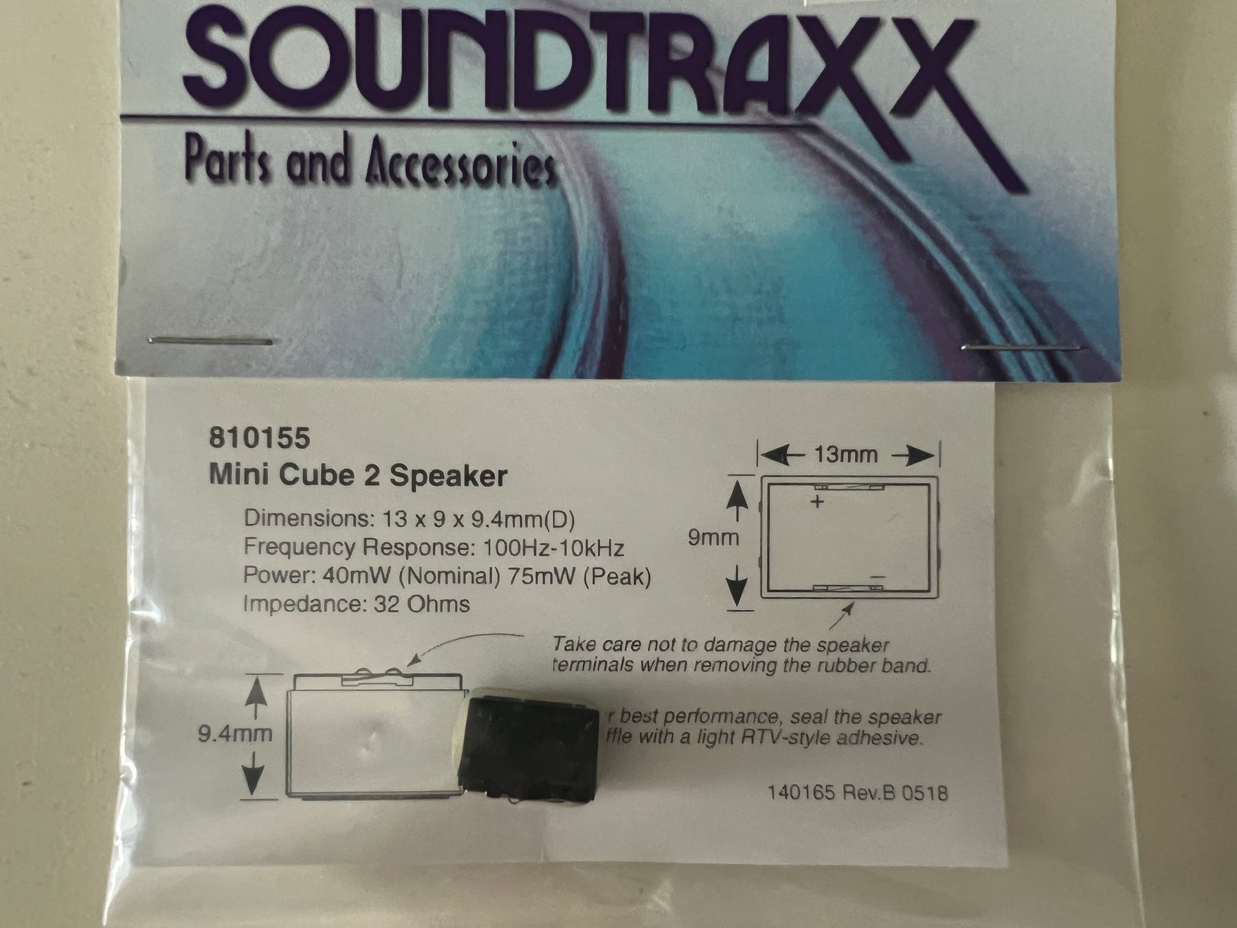 Soundtraxx 810155 Mini cube speaker 2 – A&S Trains