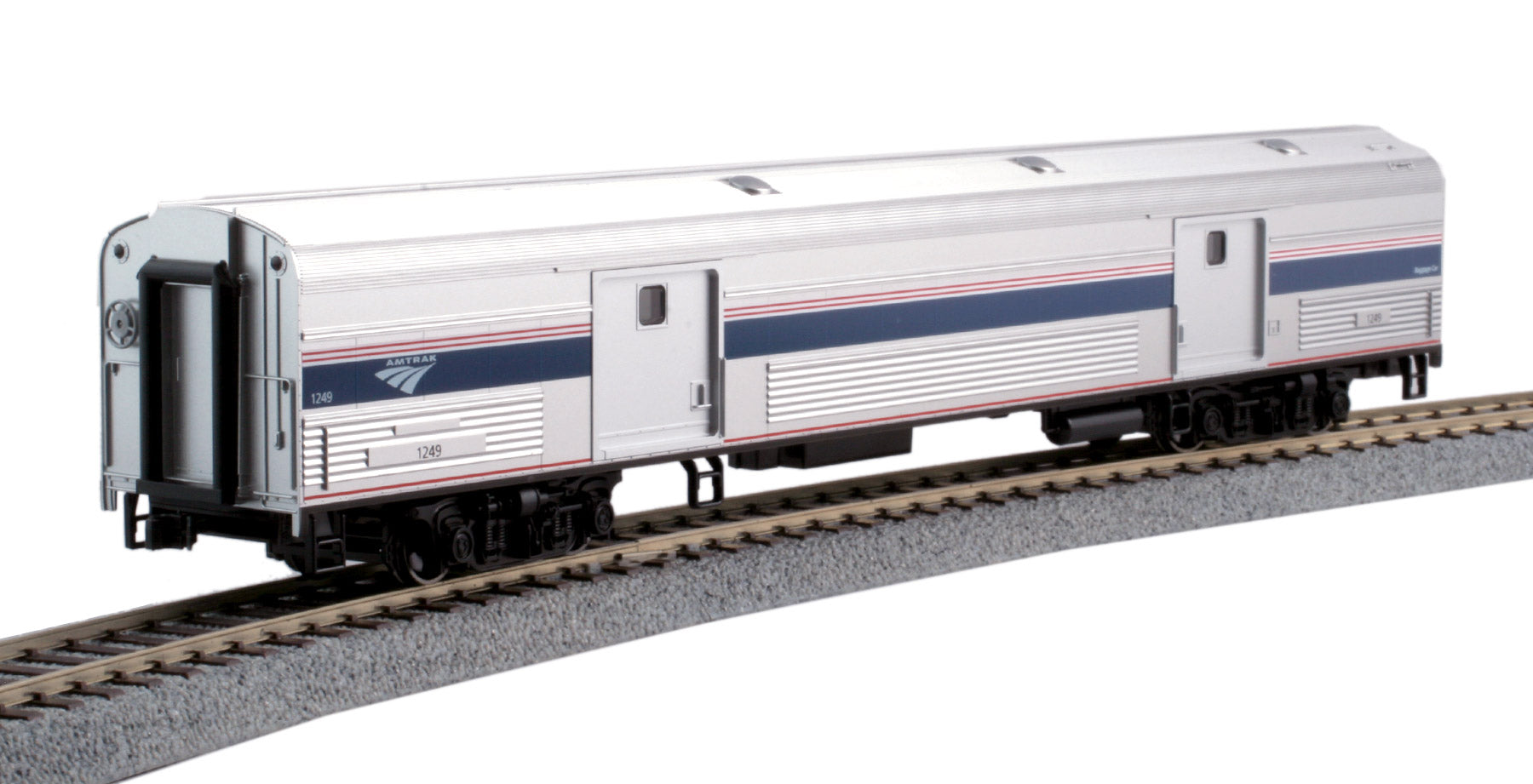 H.O. Scale - KATO - 35-6204 Amtrack Baggage Car Phase VI # 1249 – A&S ...