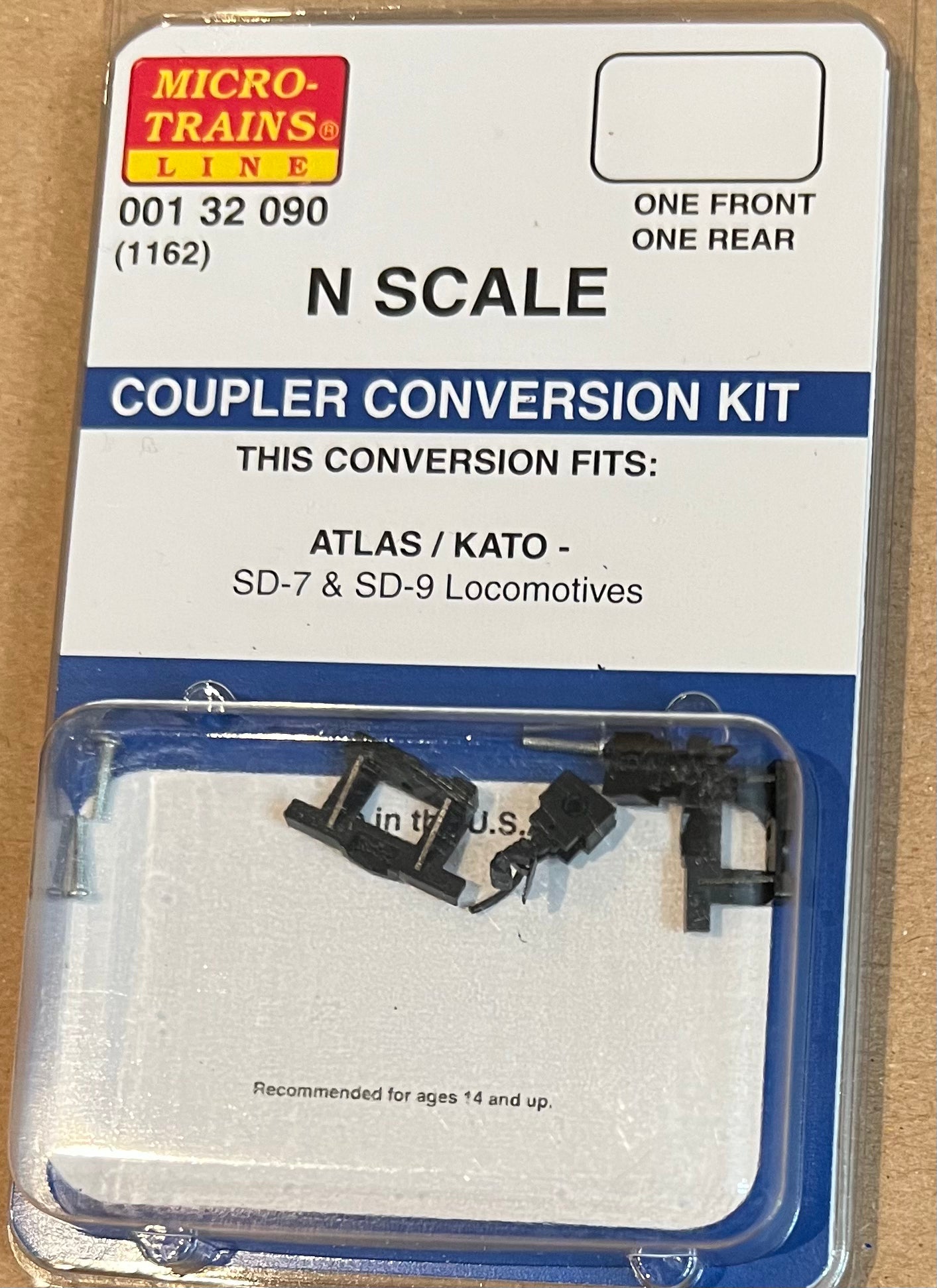 Micro-Trains N Scale 001 32 090 (1162) Pilot Locomotive Coupler Conver ...